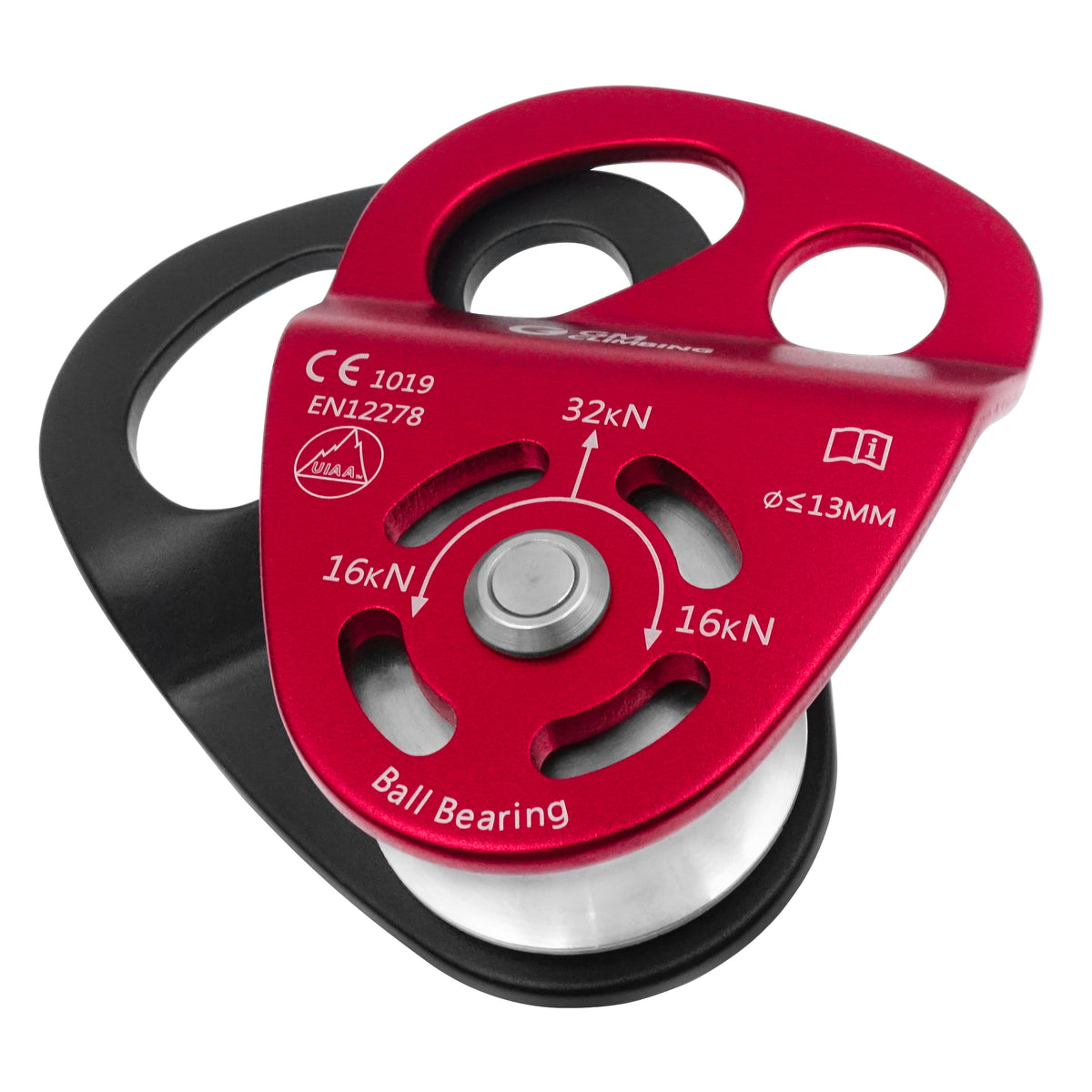 32kN Double Tie-in Hitch Pulley - Ball Bearing – GM CLIMBING